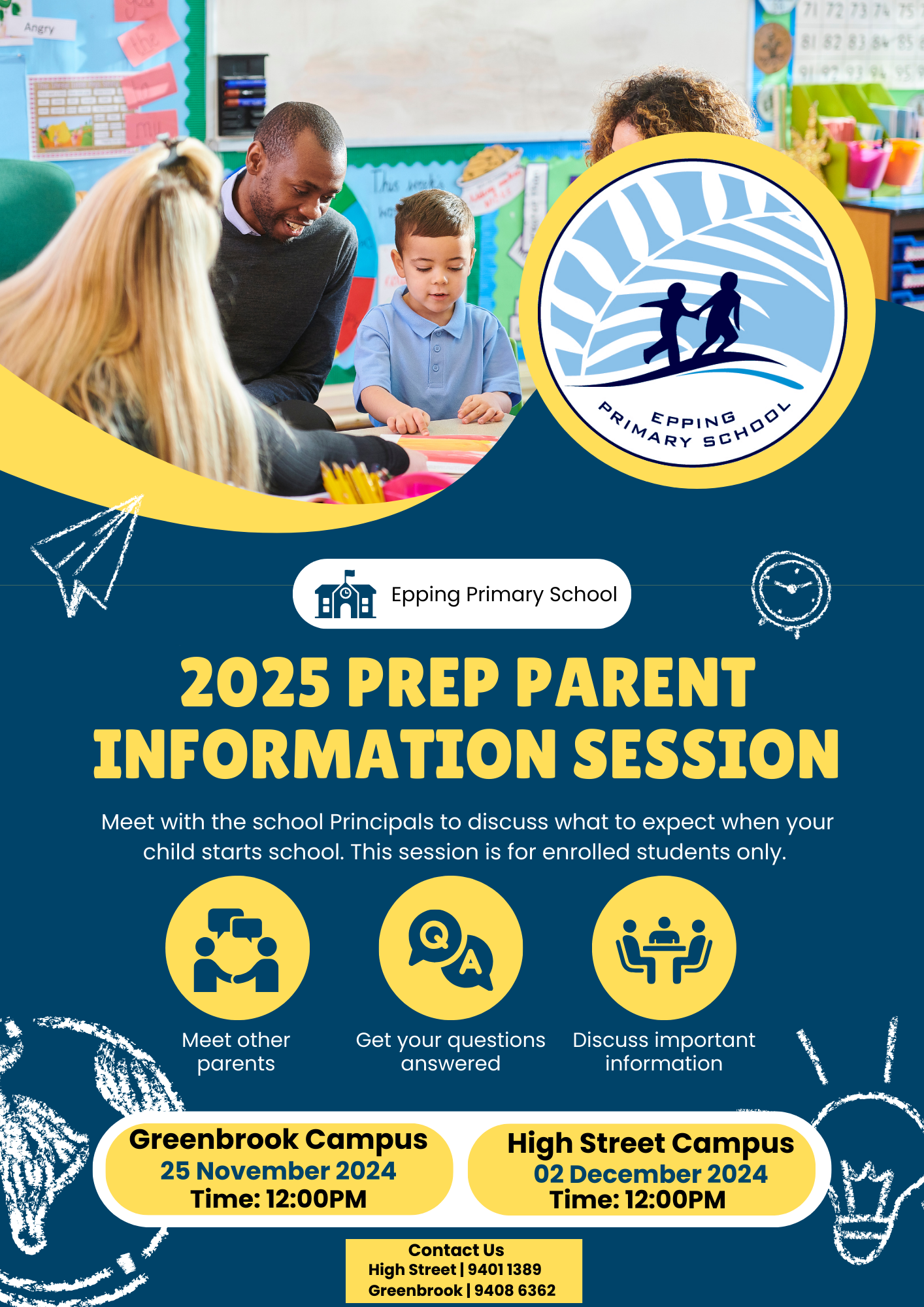 2025 Prep Parent Information Session